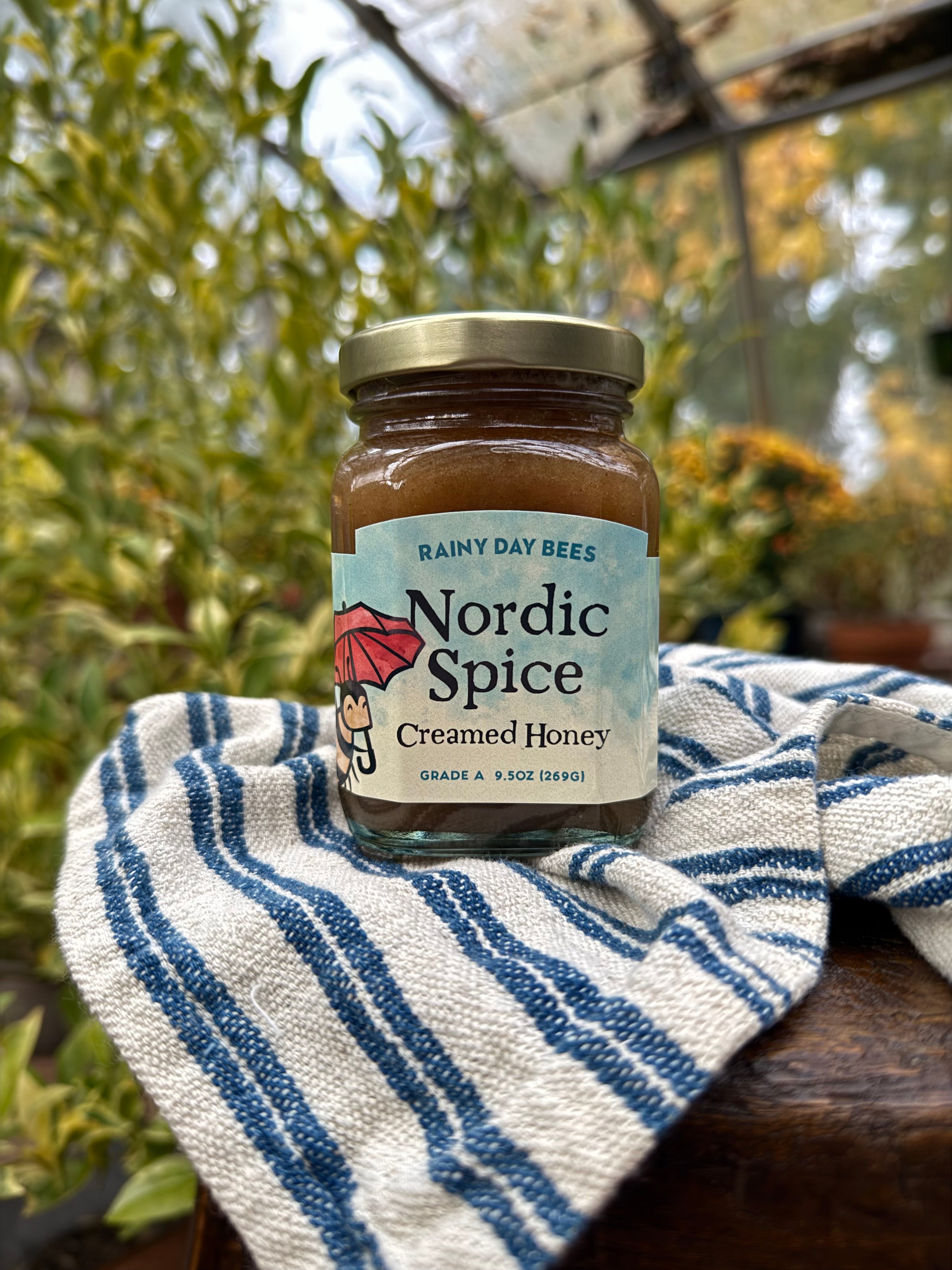 Nordic Spice Creamed Raw Honey – Rainy Day Bees
